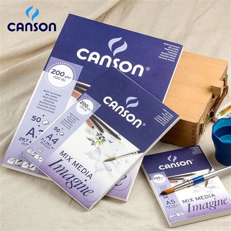 Canson Papel Artístico Variado Para Dibujo Cuader Grandado