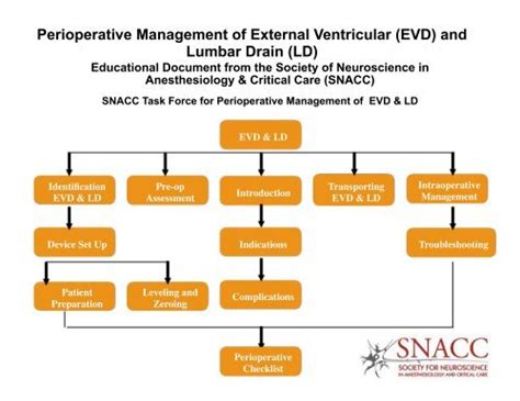 Perioperative Management Of External Ventricular Evd And Lumbar Drain
