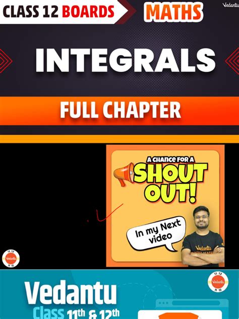 Integral Cbse One Shot 1 1 Pdf