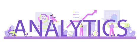 Analytics Typographic Header It Technologies And Systems For Business Stock Vector