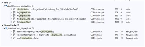 Reduce Confusing Please Change Also The Internal Variable DisplayStats Analog The
