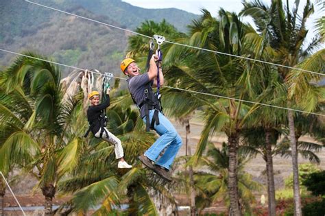 Zipline At Maui Tropical Plantation