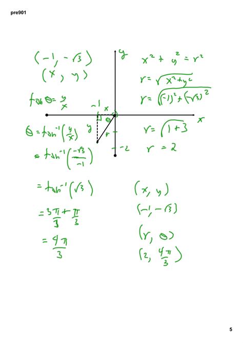 PreCalculus 901 Polar Coordinates PDF
