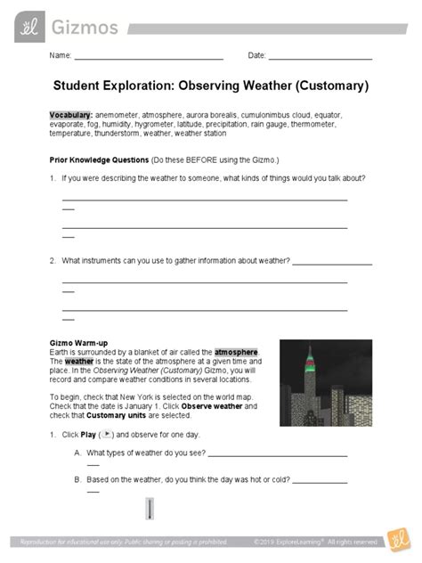 Observing Weather Cse Pdf Fog Weather