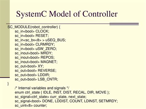 Ppt Systemc System Level Modeling Powerpoint Presentation Free