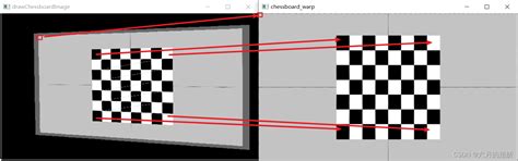 Opencv：透视变换仿射变换棋盘格仿射变换 Csdn博客
