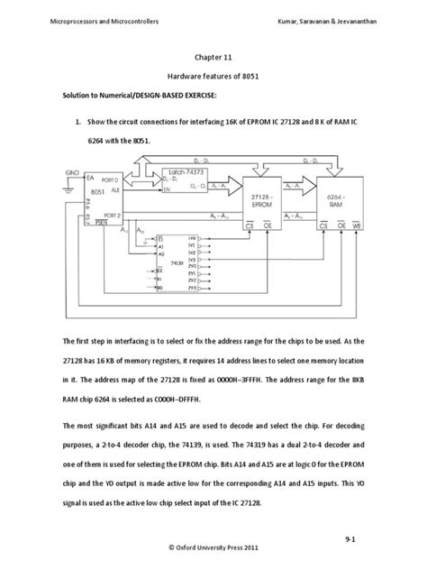 354 39 Solutions Instructor Manual 11 Hardware Features 8051 Chapter 11