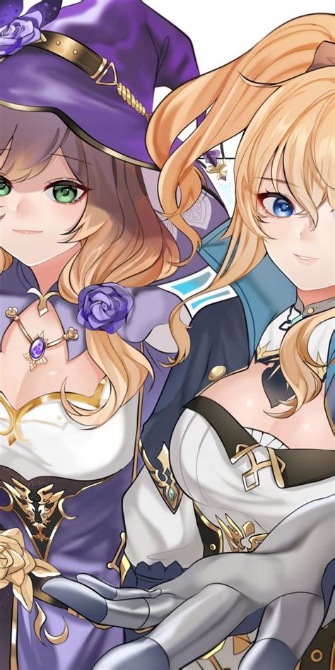 Обои на рабочий стол Видеоигры Геншин Импакт Джин Genshin Impact