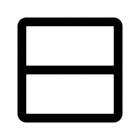 Split Top Bottom Layout Icon Download On Iconfinder