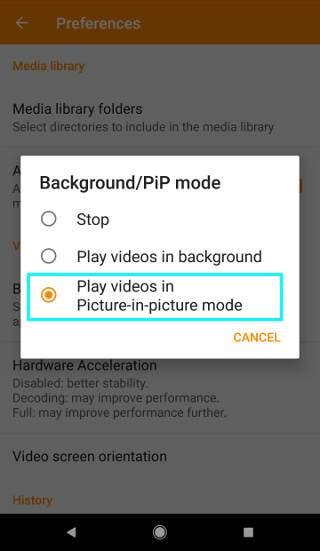 how to use picture in picture pip mode in android oreo 8 0 and 8 1