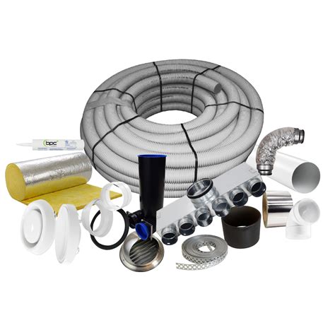 Quiet Vent Semi Rigid Radial Ducting Kits Bpc Ventilation Store