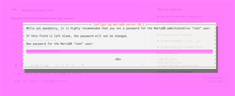 Mariadb Installation Error Server Fault
