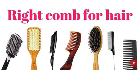 Types Of Combs And Their Uses Cool Hairstyles Combs Types Of Hair Brushes