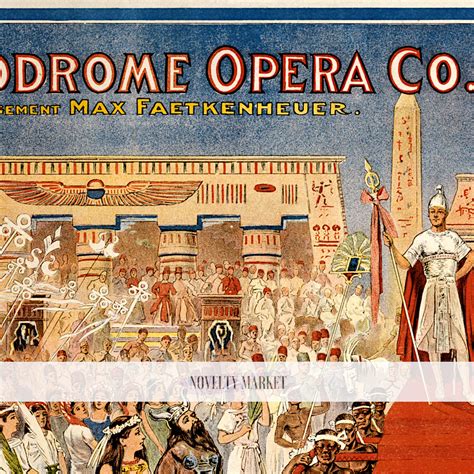 Aida Opera Print 1908 Classical Music Poster Giuseppe Etsy