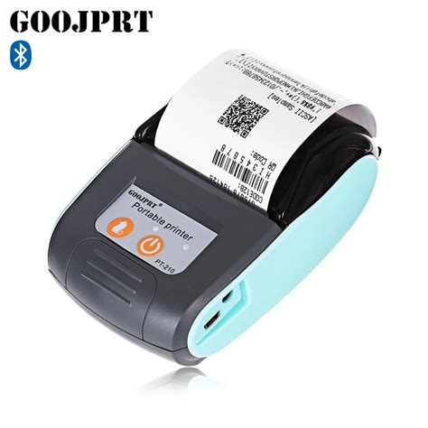 GOOJPRT PT 210 58MM Bluetooth Thermal Printer Portable Wireless Receipt