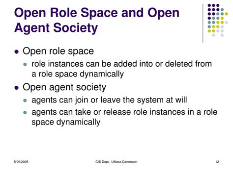 Ppt Methodology For Role Based Modeling In Open Multi Agent Software