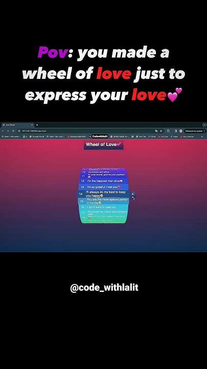 Imagine Sending This To Her💌💝🧑‍💻 Coding Programming 2024 Js
