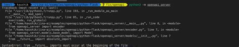 Openapi Error While Running The Server · Issue 164 · Jina Aiexamples