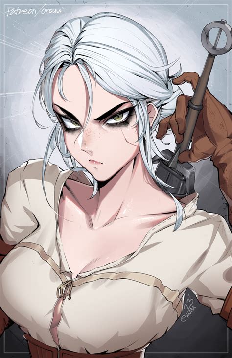 Ciri The Witcher Drawn By Orouu Danbooru