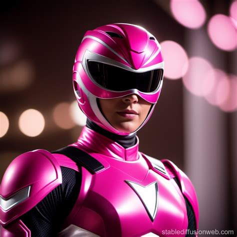 Pink Power Ranger Uniform Stable Diffusion Online