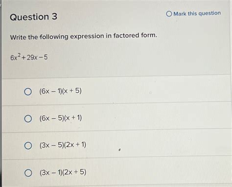 Solved Question 3mark This Questionwrite The Following