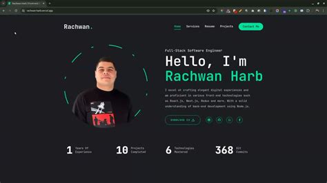 Rachwan Harb On Linkedin Webdevelopment Nextjs Tailwindcss Fullstack Portfolio Techinnovation