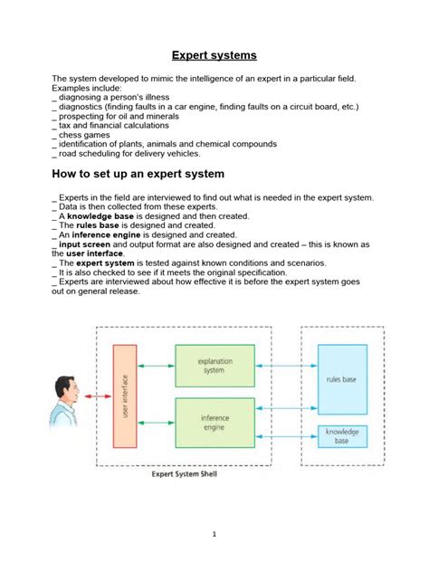 expert systems pdf inference expert