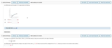 Solved Use Differentials And The Graph Of F To Approximate Chegg