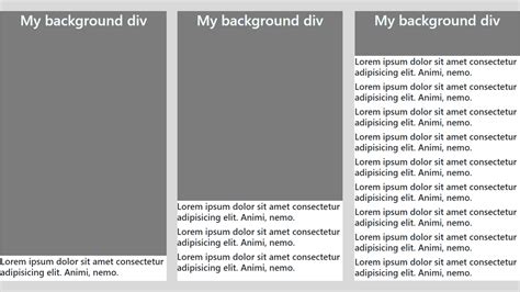 Html How To Create A Background That Auto Adjusts In Height Stack Overflow