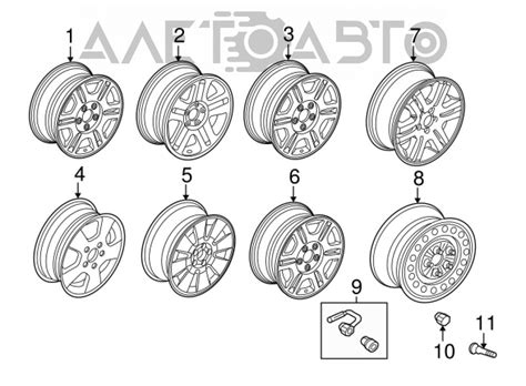 Гайка колесная Ford Explorer 11-19 тип 2 6L2Z-1012-AA – купить в Киеве ...