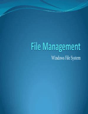 Fillable Online Windows File System Fax Email Print PdfFiller