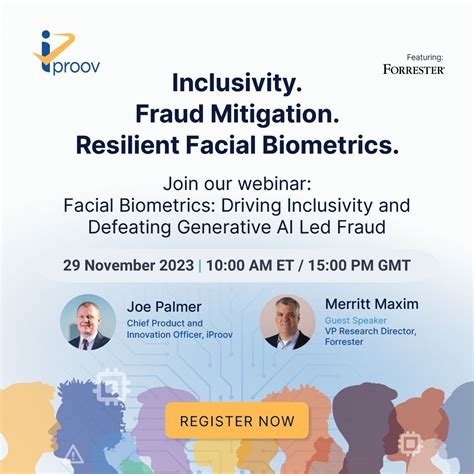 Webinar on biometric systems for Forrester | iProov posted on the topic | LinkedIn