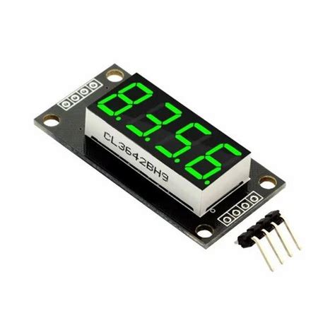 TM Green Segment Digit Digital Tube LED Display Module At Piece Seven