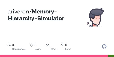 GitHub Ariveron Memory Hierarchy Simulator