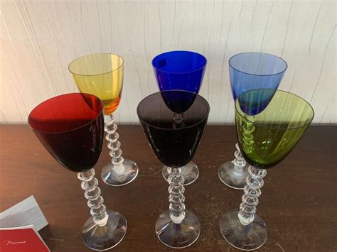 Proantic 6 Vega Baccarat Wine Glasses
