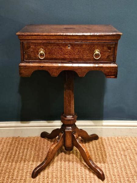 George Ii Oak Tripod Side Table Sturmans Antiques