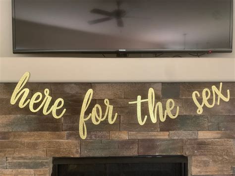 Here For The Sex Banner Gender Reveal Banner Gender Reveal Etsy