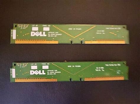 2 X Dell 184 Pin Pwb 9578d Rev A02 Memory Rambus Rdram £4 99 Picclick Uk