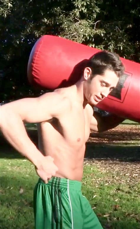 Handsome Jock Shows Off His Cock
