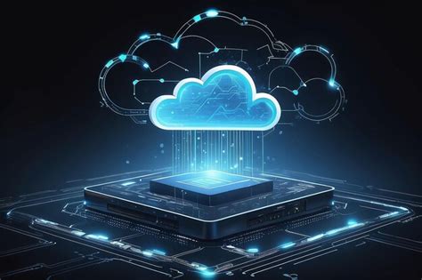 Embracing Cloud Computing Secure Data Transfer Future Infrastructure Premium Ai Generated Image