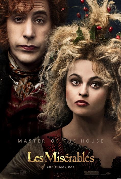 Les Miserables Character Posters Sacha Baron Cohen Helena Bonham