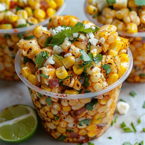 Mexican Corn In A Cup Bold And Flavorful Street Food Snack