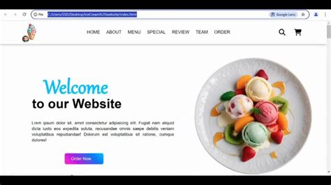 Sumbal Naz On Linkedin Webdevelopment Html Css Icecreamwebsite