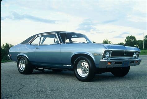 Classic Chevrolet Nova In A Parking Lot