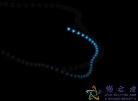 Html5 Canvas实现的点击跟随鼠标移动光线动画特效懒之才