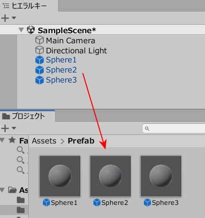 Unity C 触れると次のPrefab通過すればそのままのPrefab プログラミング教室 フタバゼミ
