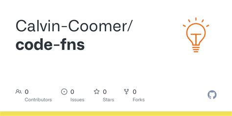 github calvin coomer code fns