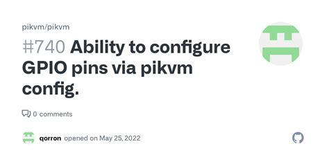 ability to configure gpio pins via pikvm config · issue 740 · pikvm