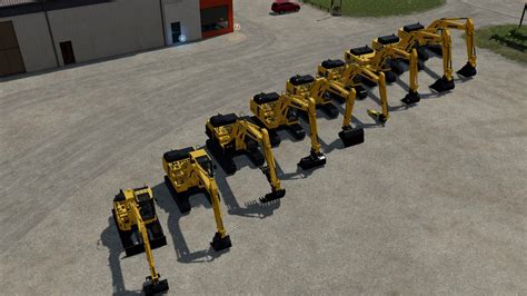 Komatsu Excavator Mega Pack V10 Fs22 Mod