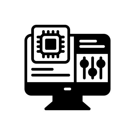 AI Control Icon In Vector Illustration Vector Art At Vecteezy